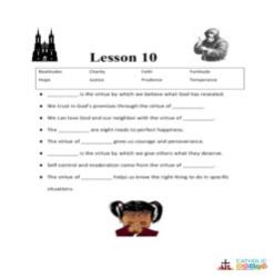 virtues of the holy spirit coloring pages