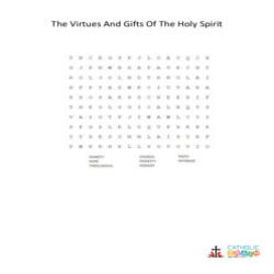 virtues of the holy spirit coloring pages