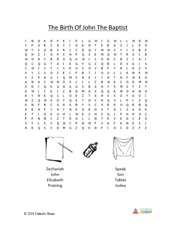 John The Baptist Word Search St. John The Baptist | Biography, Patron