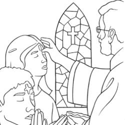 catholic coloring pages for lent