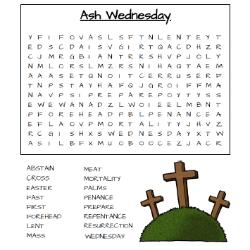 free printable ash wednesday coloring pages