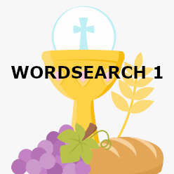 First Communion - Lesson 1 Wordsearch - CatholicBrain.com