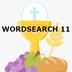 First Communion - Wordsearch 11 - CatholicBrain.com