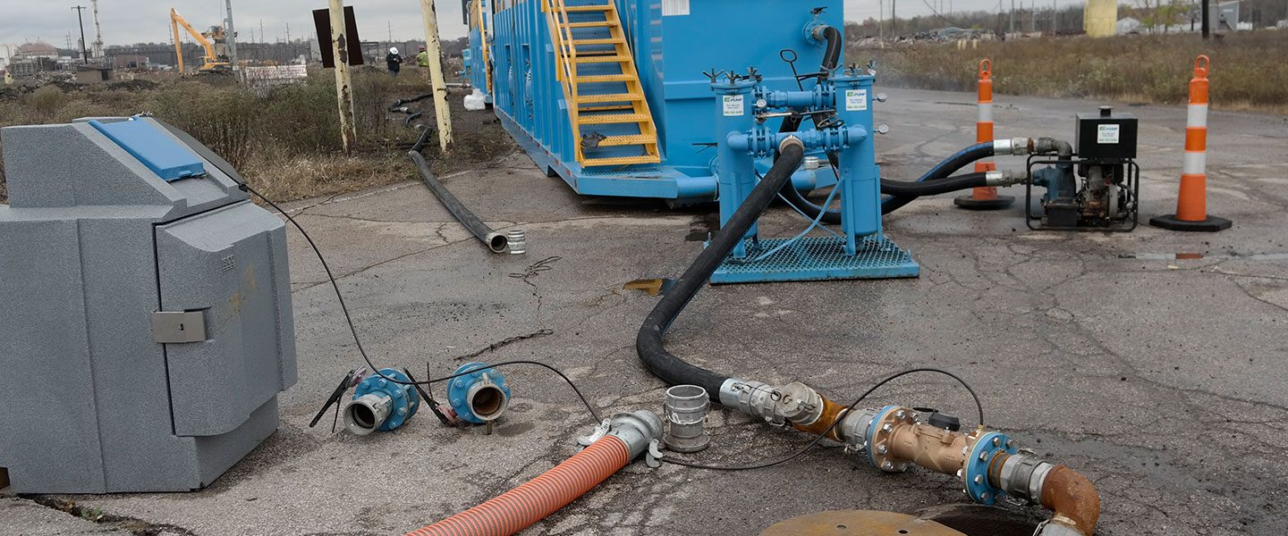 Contaminated Water Treatment by the Millions of Gallons | E-Tank