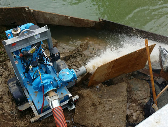 Rental Pump for Cofferdam | E-Tank