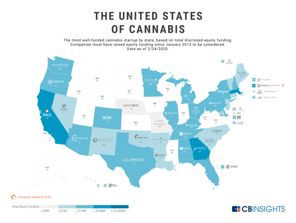 The United States Of Cannabis | CB Insights Research