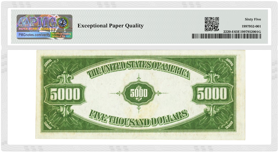 5000 dollar bill