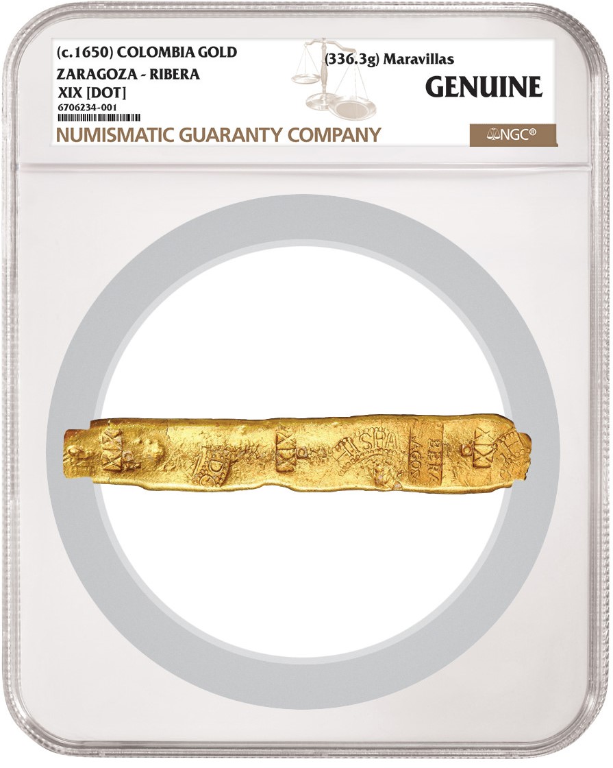 NGC-certified Shipwreck Treasure Gold Bar Shatters Estimate, Realizes ...