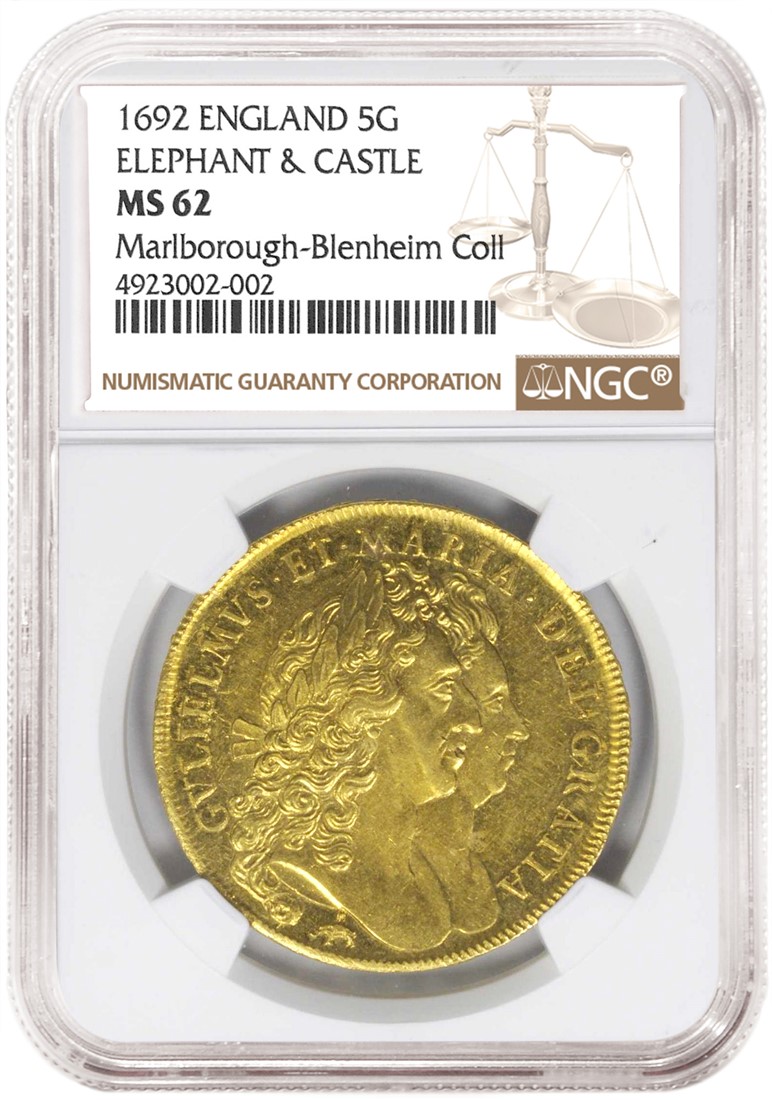 1692 Five Guineas Certified by NGC Realizes $312,000 at NYINC Sale | NGC