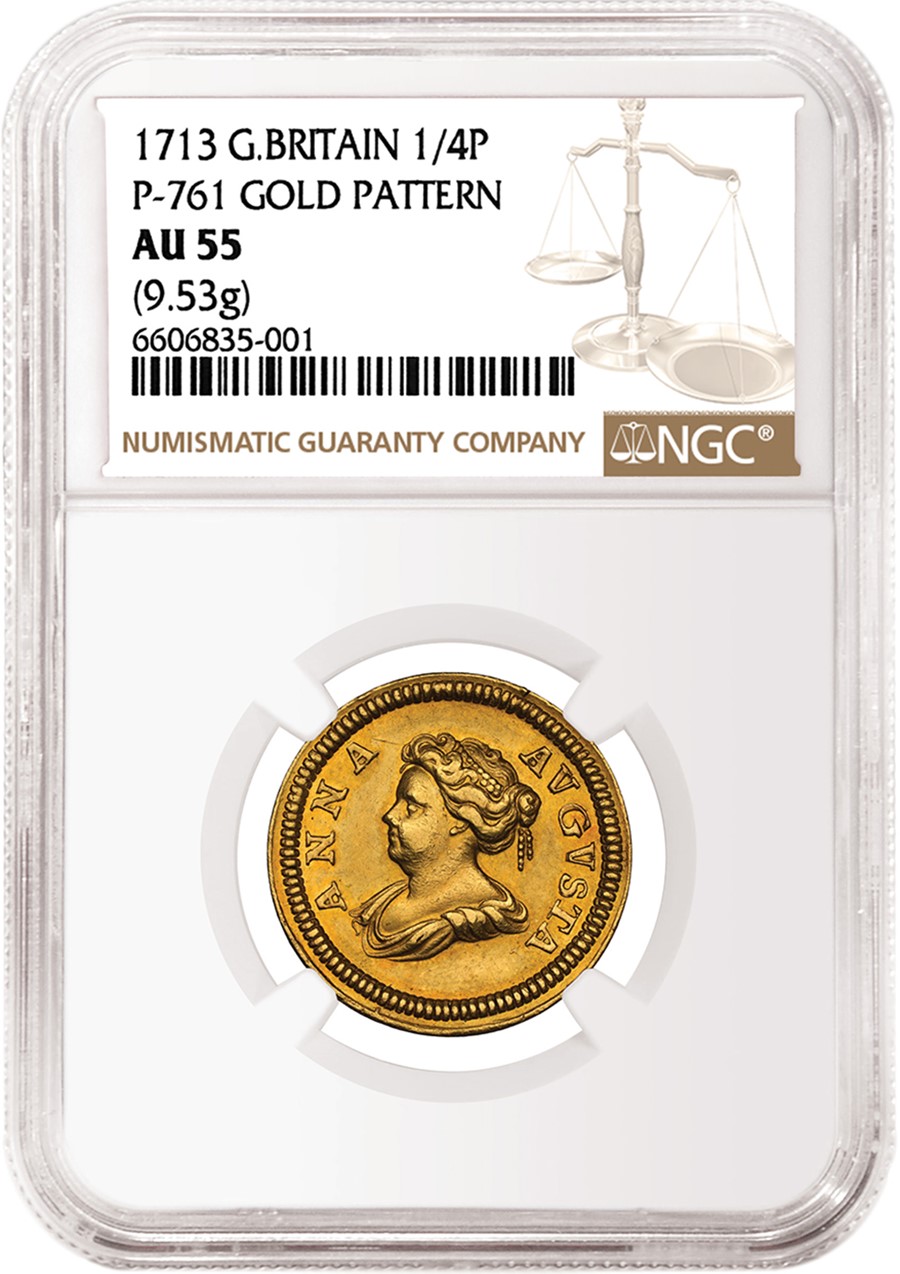 Rare Gold Pattern Farthing Certified by NGC Leads Baldwin's Sale | NGC