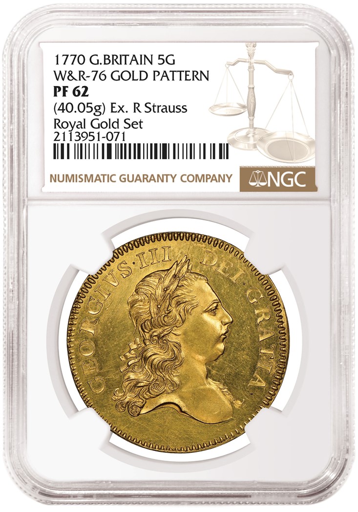 Numismatica Genevensis Offers Unprecedented 5 Guineas Collection ...