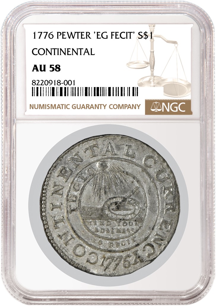 In the News: Recently Discovered 1776 Continental Dollar Now Certified ...