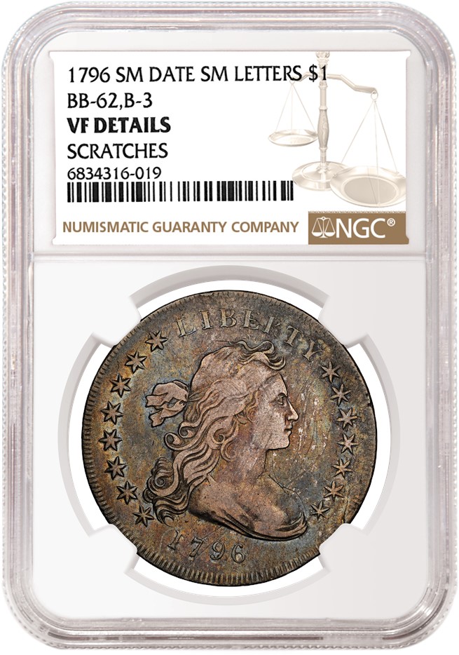 NGC Certifies Rare Variety of 1796 Silver Dollar | NGC