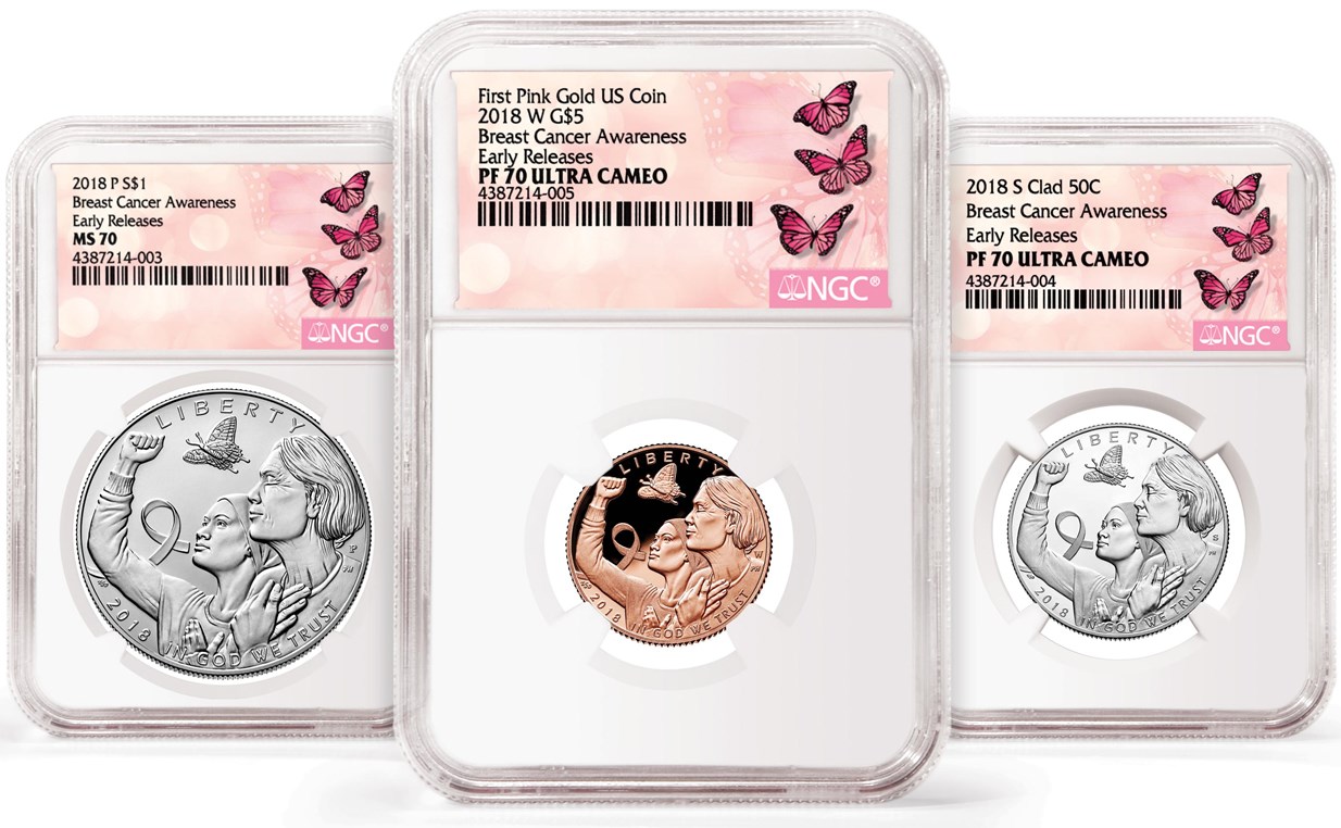 NGC Special Label for Breast Cancer Awareness Coins | NGC