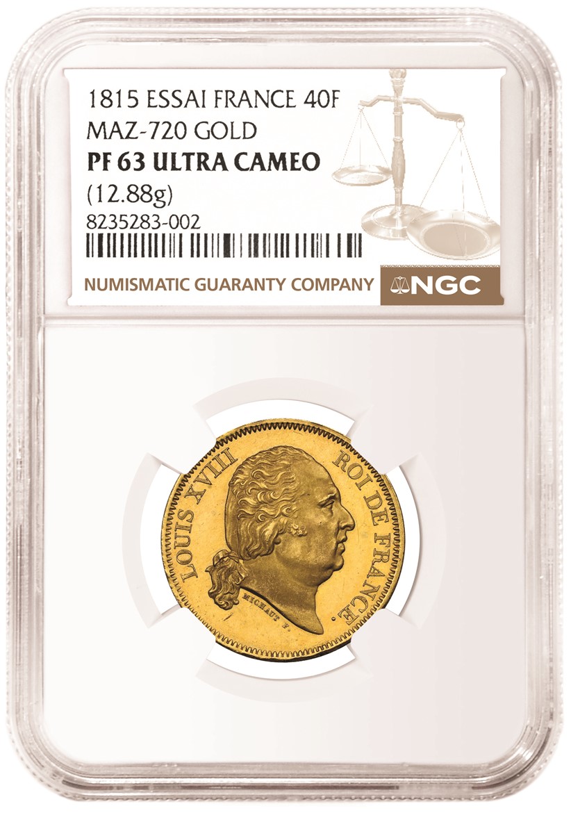 NGC-certified French Rarity Tied to King Louis XVIII Offered in Maison ...