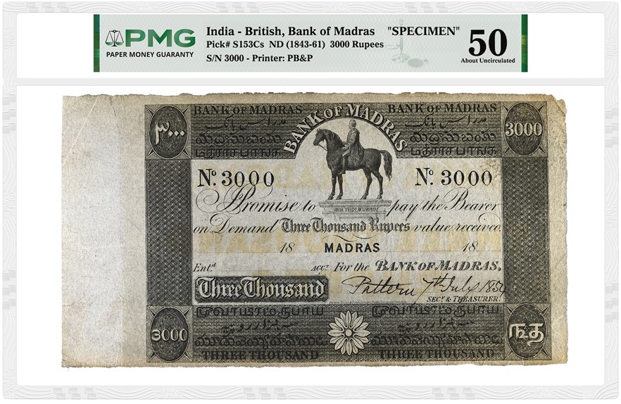 Pair of PMG-certified British India Notes Impress in Spink Auction | PMG