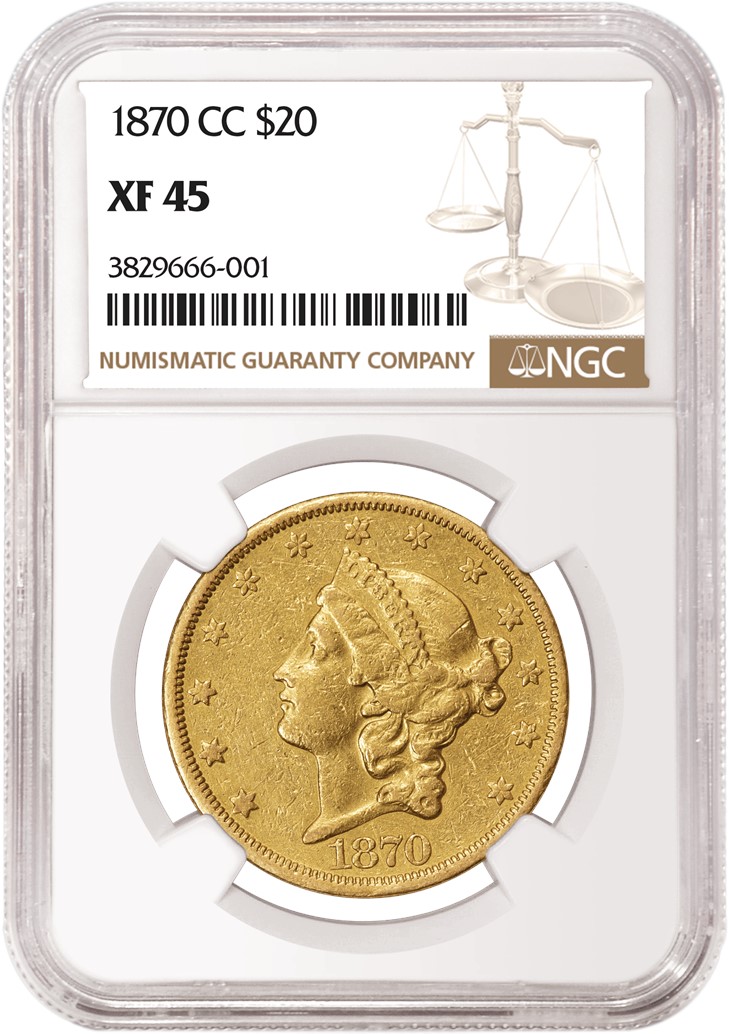Rare Carson City Double Eagle Certified by NGC Offered in Heritage Sale | NGC