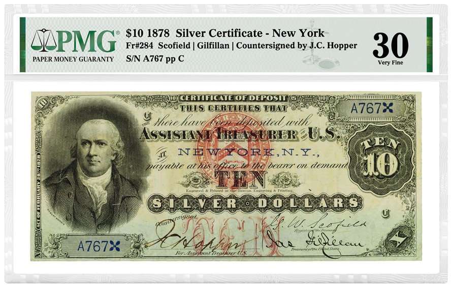 Stack’s Bowers Galleries Offers Very Rare Silver Certificates Certified ...