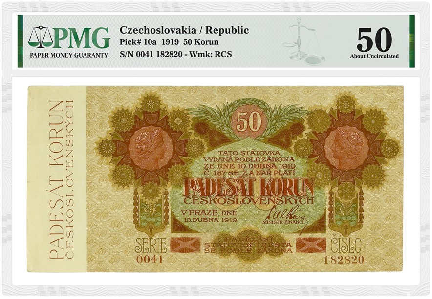 Note of the Month: Czechoslovakia 50 Korun | PMG