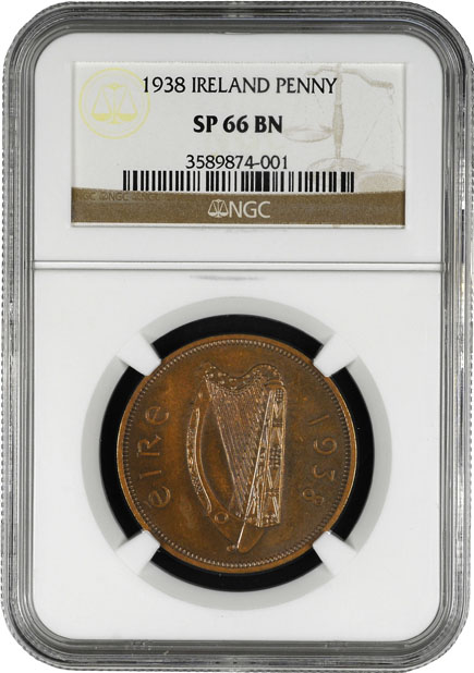 Ireland 1938 Penny | NGC