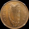 Ireland 1938 Penny | NGC
