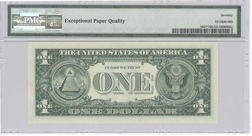 Note Grades 70 Gem Uncirculated EPQ | PMG