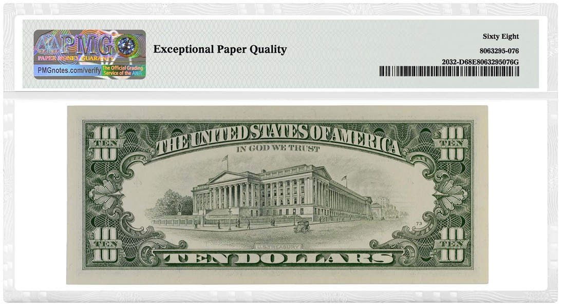 PMG Registry Featured Set: $10 Federal Reserve Notes | PMG