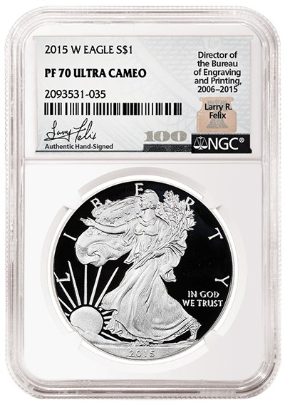 NGC and PMG Ink Signature Label Deal with Larry R. Felix, 25th Director ...