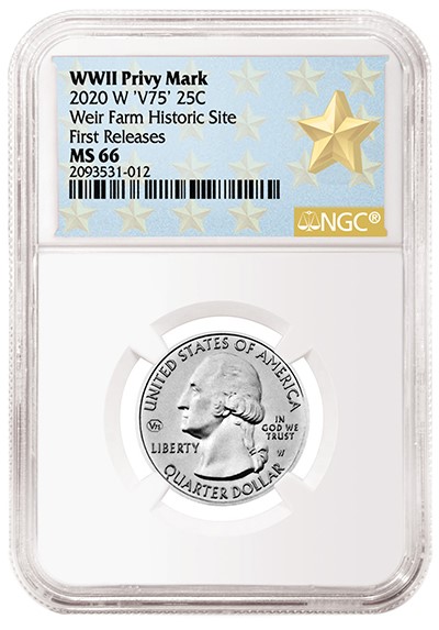 NGC Special Labels for 2020-W Quarters with WWII Privy Mark | NGC