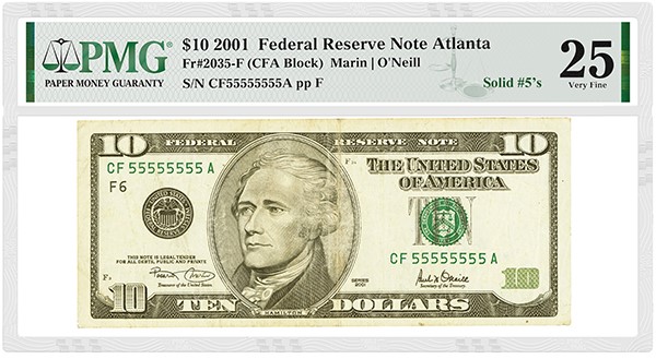 The Fancy Serial Number Files: Solid Serial Numbers | PMG