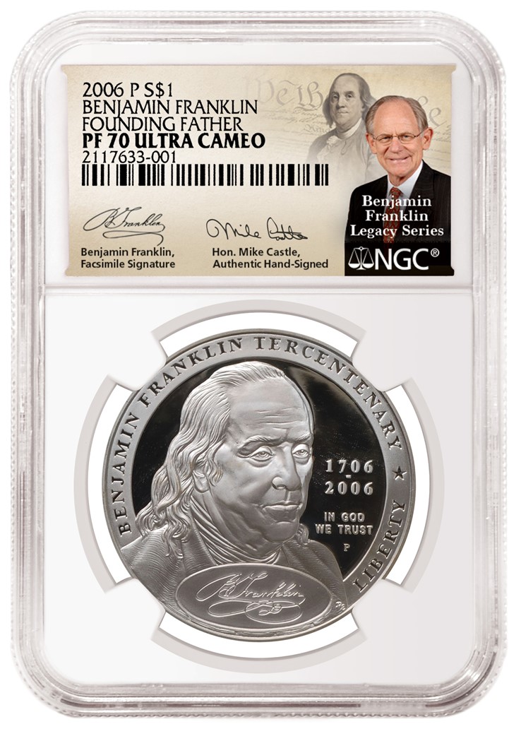 Hon. Mike Castle Visits NGC as New Legacy Label Is Announced | NGC