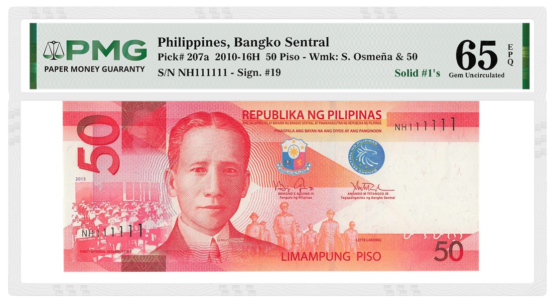 PMG-certified Solid Serial Numbers Take Center Stage in Crown Currency ...