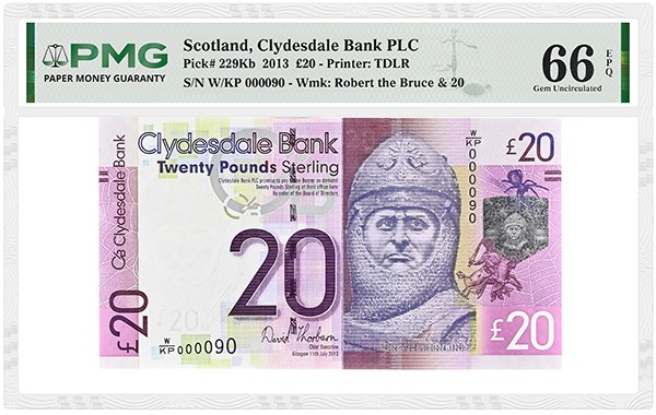 Note of the Month: Scotland 20 Pounds | PMG