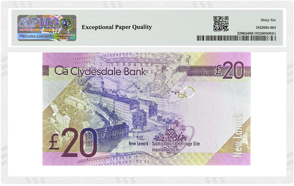 Note of the Month: Scotland 20 Pounds | PMG