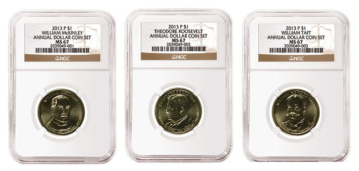 NGC Submissions of the US Mint Annual Uncirculated Dollar Coin Set | NGC