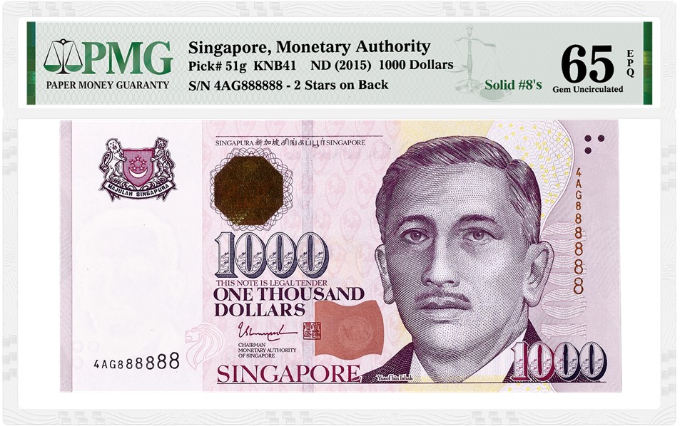 PMG-certified Notes with Fancy Serial Numbers Among Top Highlights in ...