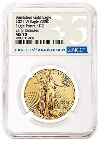 NGC Special Labels and Designations for the New 2021-W Uncirculated Gold Eagles | NGC