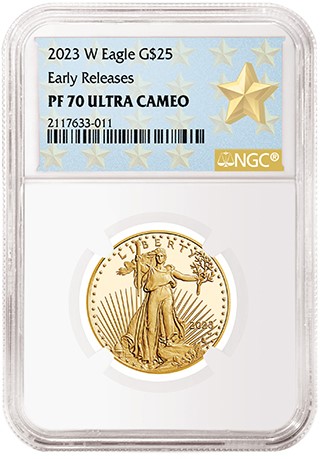 NGC Special Labels and Designations for the 2023-W Proof Gold Eagles | NGC