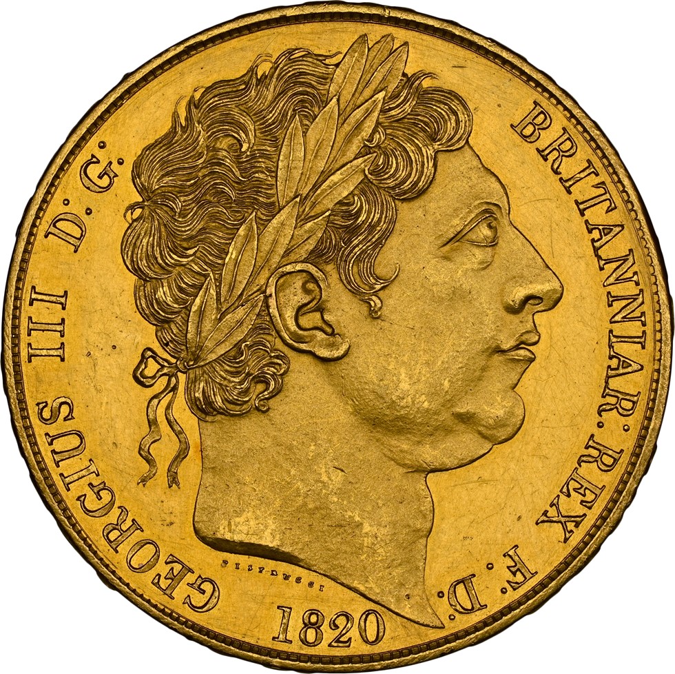 Spink Offers Stunning Great Britain 1820 Gold Pattern Certified by NGC ...