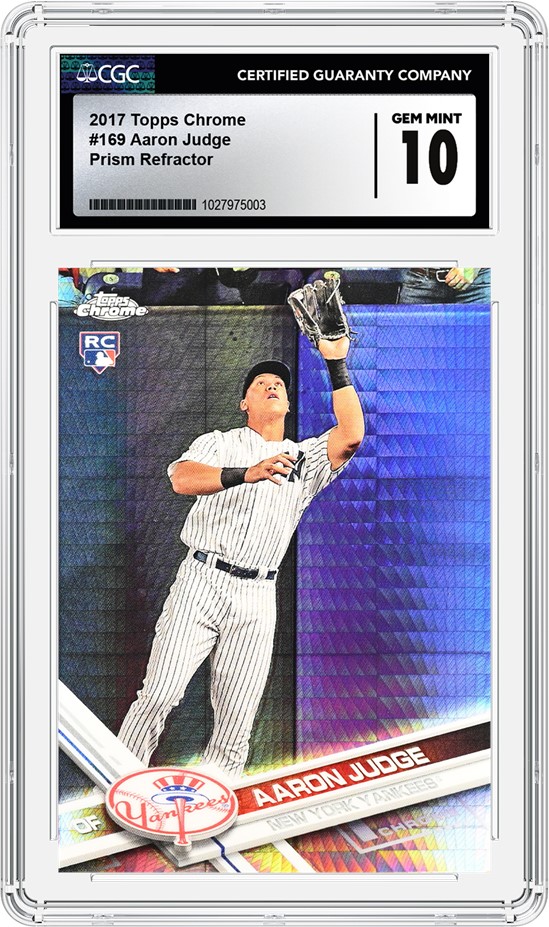 CGC Cards Featured Card of the Month: 2017 Topps Chrome #169 Aaron ...