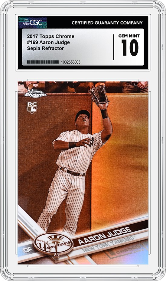 CGC Cards Featured Card of the Month: 2017 Topps Chrome #169 Aaron ...