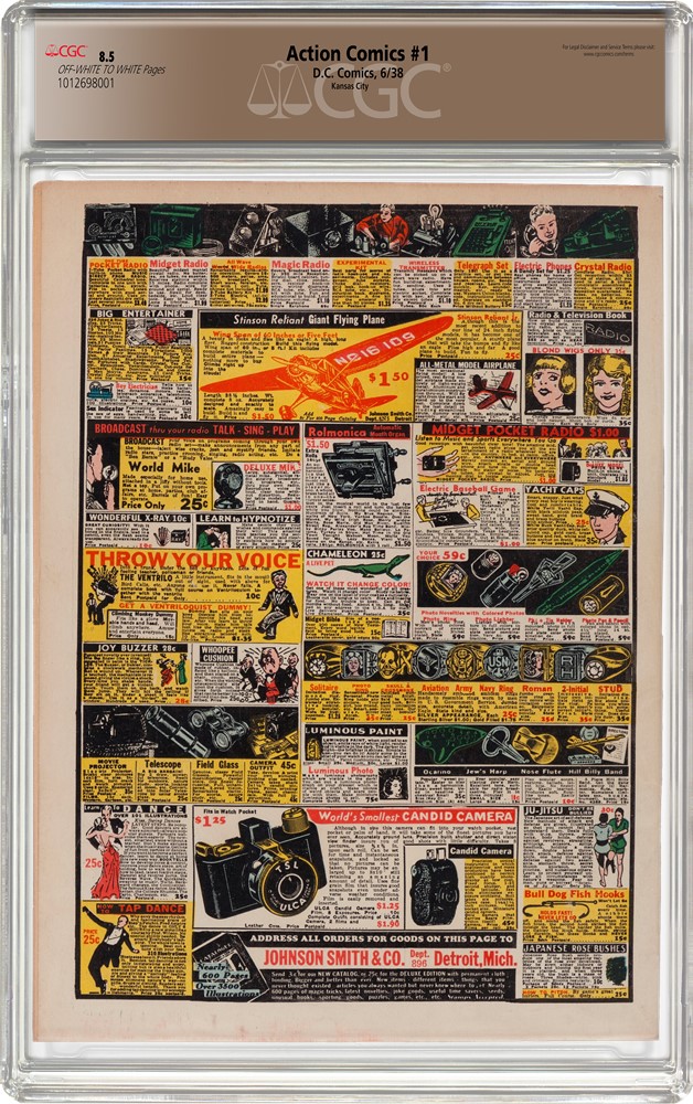 CGC-certified Action Comics #1 Soars to $6 Million, Setting New Record ...