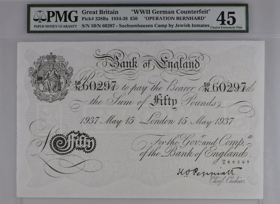 Operation Bernhard: Counterfeiting During World War II | PMG