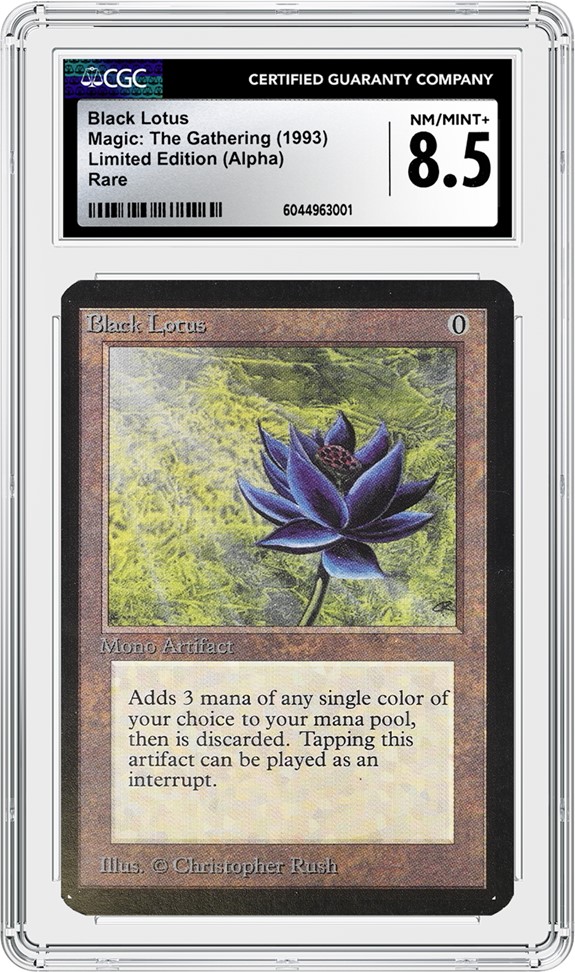 Alpha Black Lotus Certified by CGC Realizes $75,000 in Heritage Sale | CGC