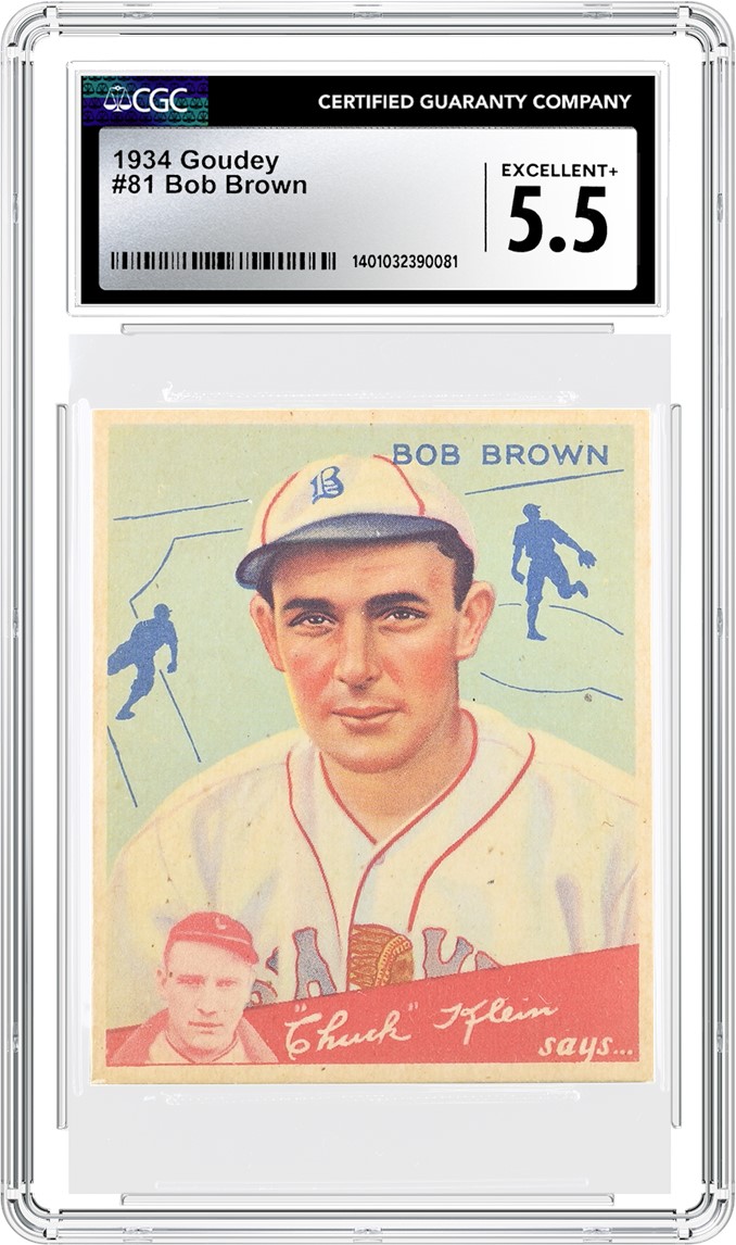 CGC Cards Certifies Large Collection of Vintage 1934 Goudey Baseball ...