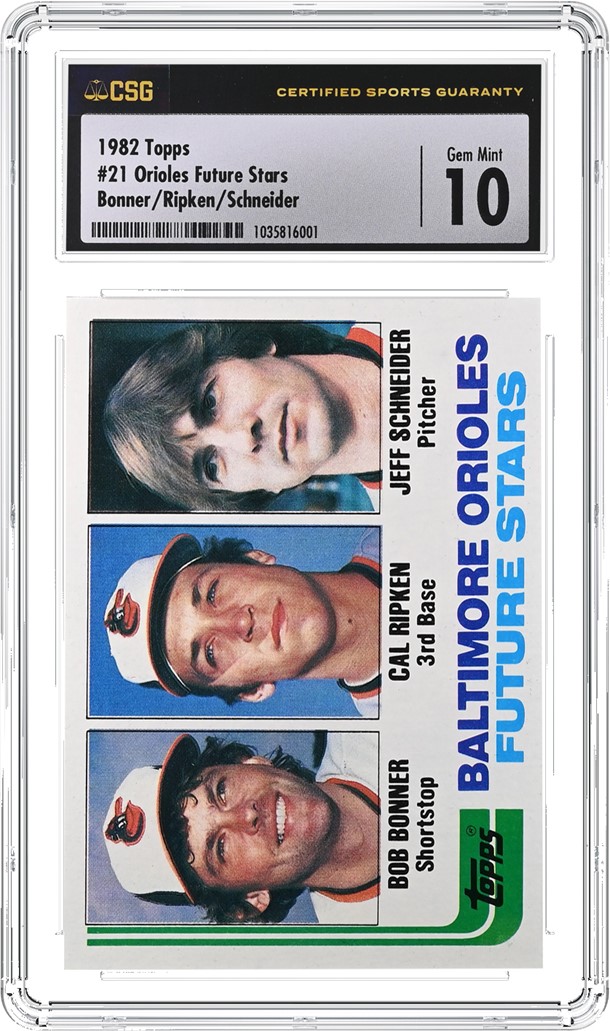 CSG Certifies High-grade 1982 Topps Cal Ripken Jr. Rookie Card | CGC