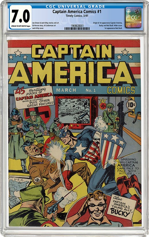 CGC-certified Captain America Comics #1 Realizes More than a Quarter ...