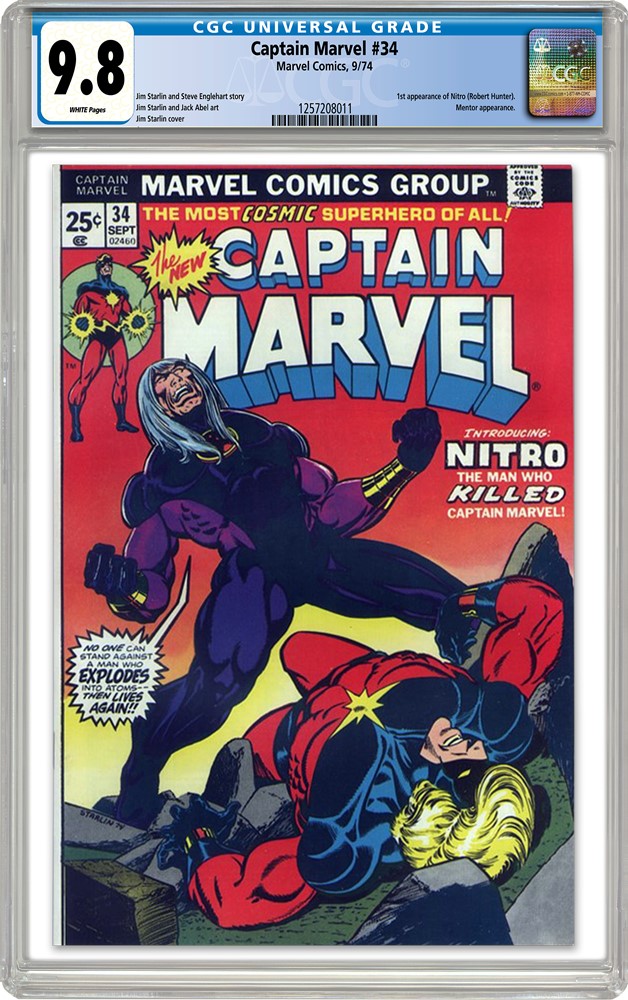 CGC Comics Registry Featured Set: BarryJames' Captain Marvel Collection ...