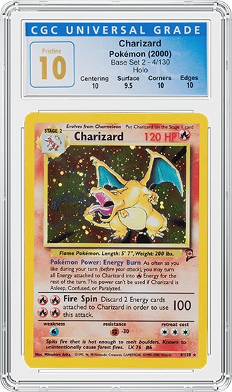 Dozens of Trading Cards Graded CGC Pristine 10 or Perfect 10 Offered in ...