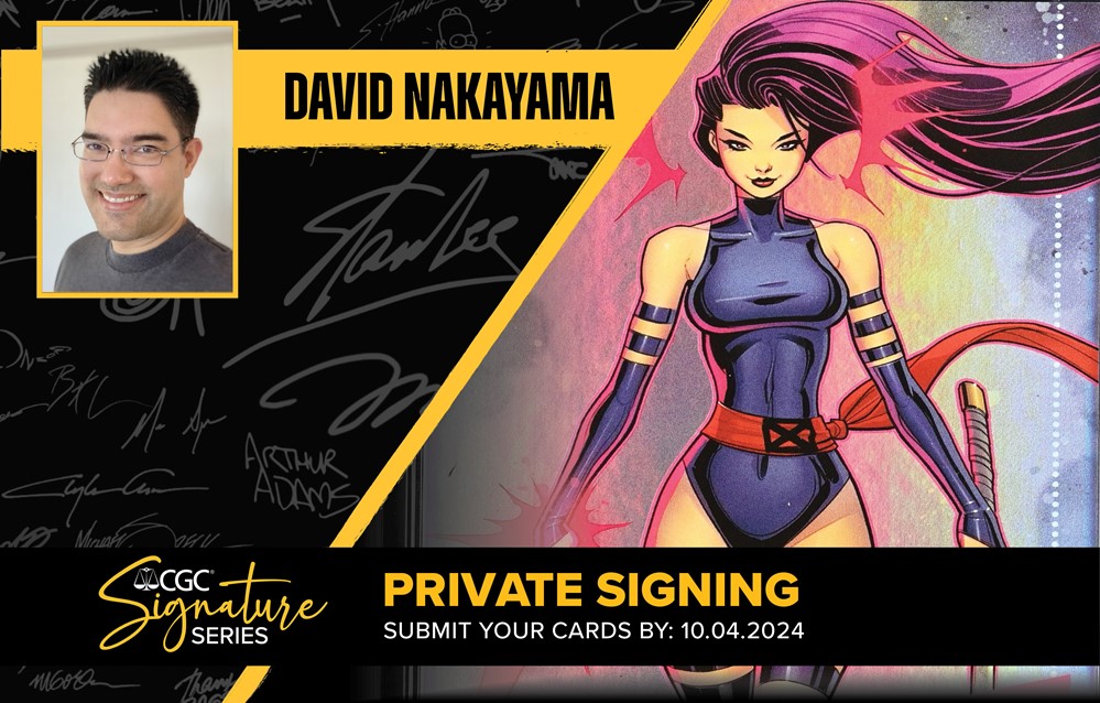 David Nakayama Joins CGC Cards for an In-House Private Signing | CGC